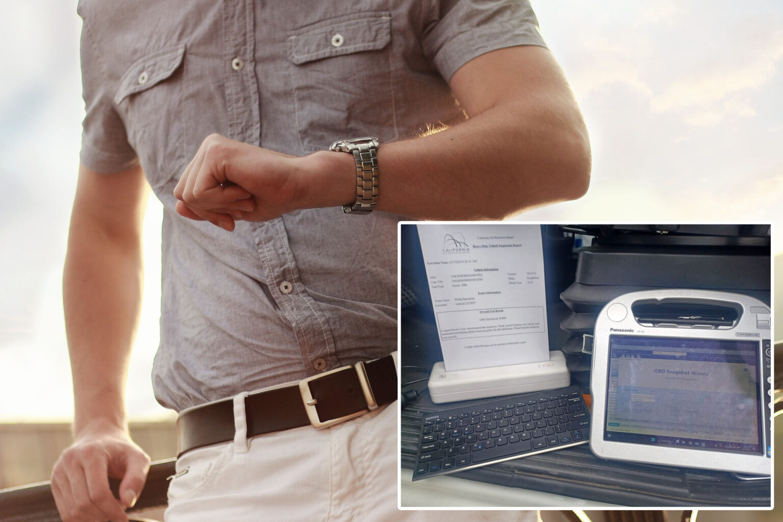 Mobile Clean Truck Check Service (888) 216-2051